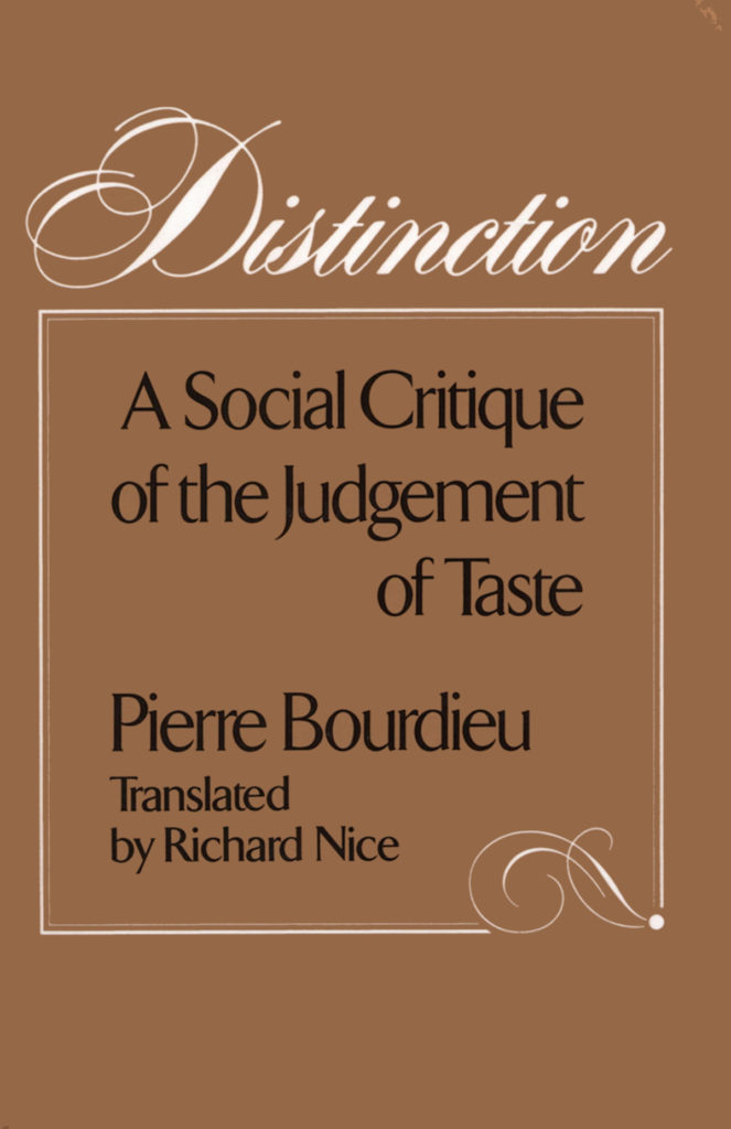 Télécharger La distinction Pierre Bourdieu
