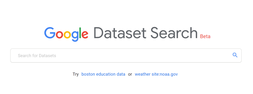Google Dataset Search, un buscador de base de datos
